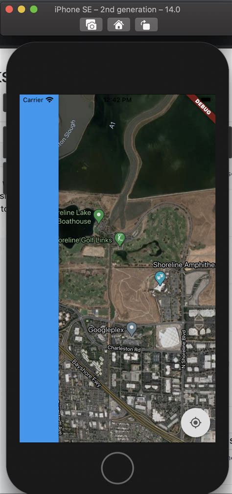 Google Map As Body Of Scaffold Breaks Drawer Issue Flutter Flutter Github