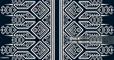 기하학적 수직 이음새가 없는 무늬 백색 추상적인 민족 디자인 원주민 Ep69 0명에 대한 스톡 벡터 아트 및 기타 이미지 0