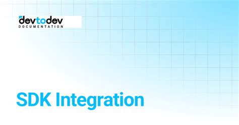 Sdk Integration Documentation Devtodev
