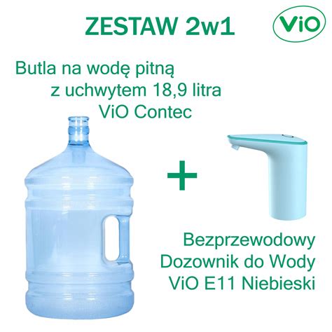 Butla Z Uchwytem L Vio Contec Dozownik Do Wody Vio E Zestaw W
