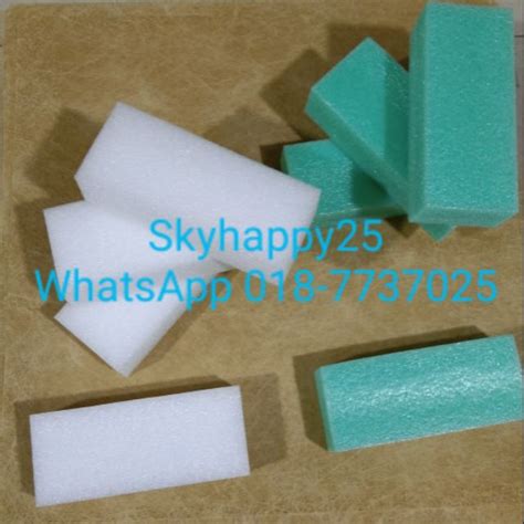 Span Bunga Tak Berabuk Pe White Putih~ Green Hijau Shopee Malaysia