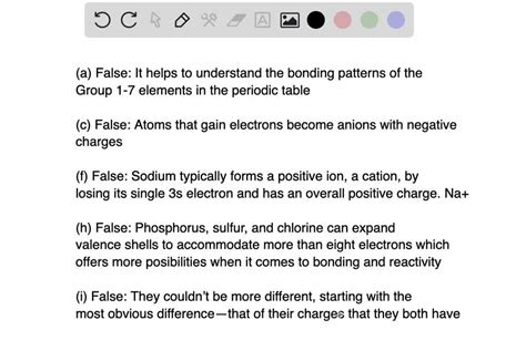 Answer True Or False A The Octet Rule Refers To The Chemical Bonding Patterns Of The First