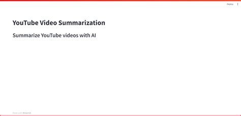 use langchain deepgram and mistral 7b to build a youtube video