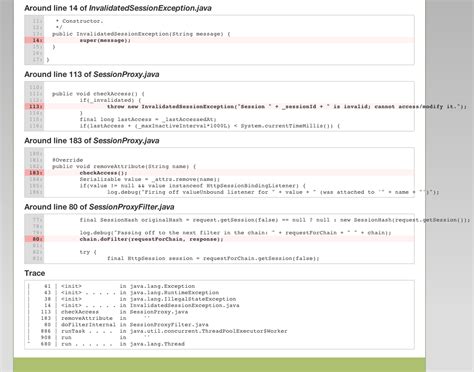 InvalidatedSessionException In Grails 2 1 With Database Session 1 2 0