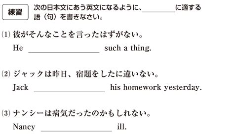 【高校英語文法】「助動詞（must Cannot May）＋have 過去分詞」 練習編 映像授業のtry It トライイット