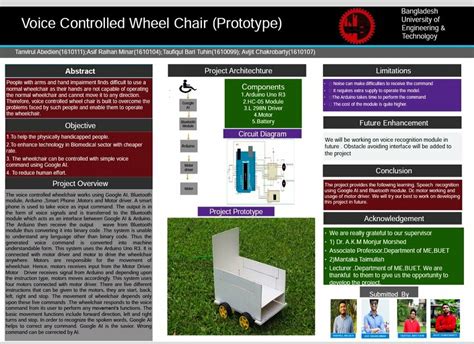 PDF Voice Controlled Wheelchair Prototype