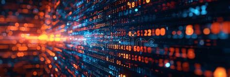 Dark Abstract Technology Background With Translucent Program Code Stock Image Image Of Future