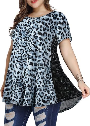 Larace Short Sleeve Shirt For Womens Summer Clothes Lace Tunic Tops To