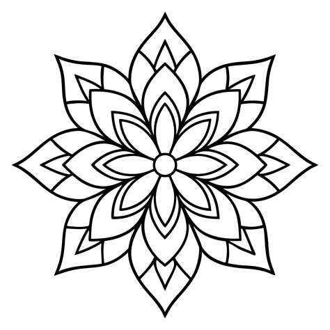 Premium Vector A Simple Yet Elegant Floral Design For A Flower