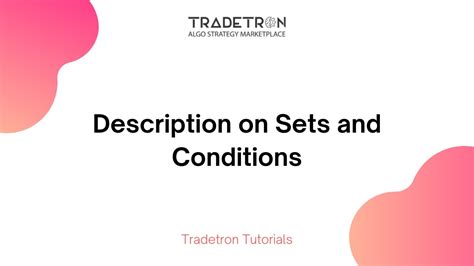 Description On Tradetron Youtube