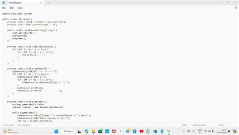 Java Tictactoe Gamedev Internpe Jhansi Rani