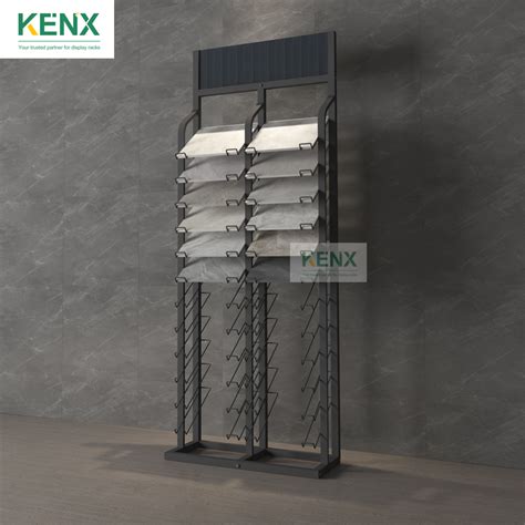 Simple Single Row Tiles Display Racks Hot Sale