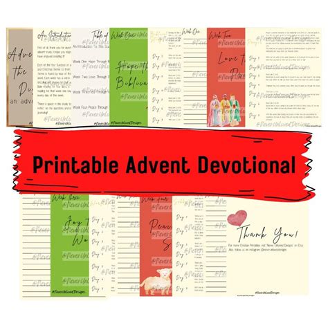Printable Advent Devotional Advent Printable Christmas Devotional Christmas Bible Journaling
