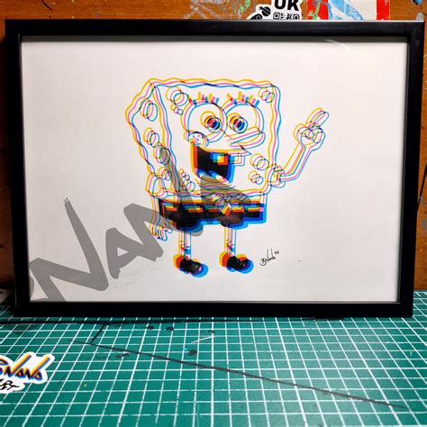 Original Spongebob Glitch Collection Bnana Art