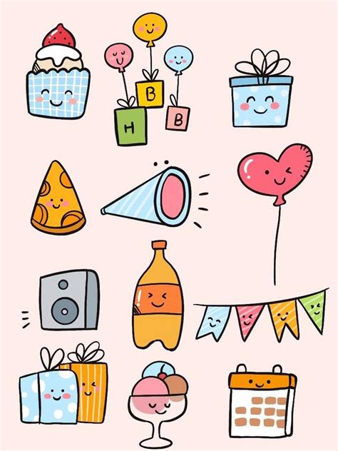 过生日的场景简笔画 图文怎么画（高清17张） 简笔画图片大全