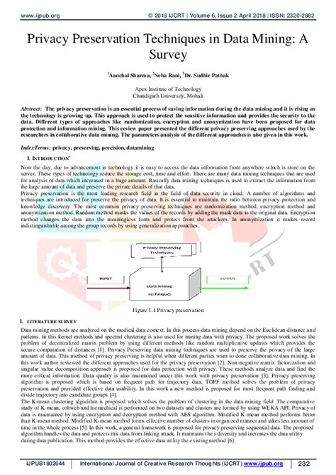 Pdf Privacy Preservation Techniques In Data Mining A Survey