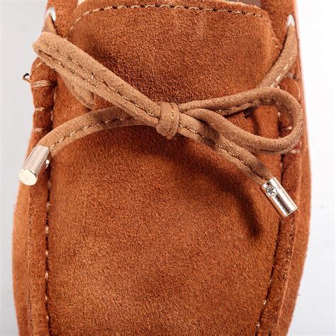 Mocassins Souples En Daim Pour Femmes • Mon Mocassin