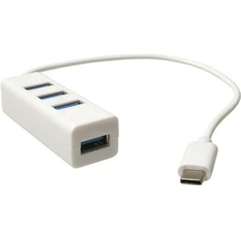 Разветвитель Концентратор Хаб Hub Type C M 4 X Usb 3 0 Type A F Ks Is Ks 321 белый
