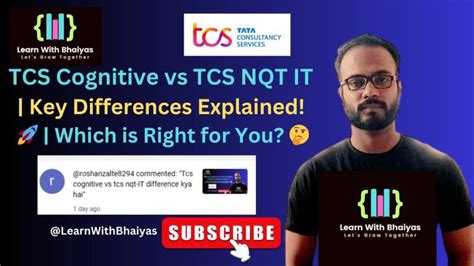 Tcs Cognitive Vs Tcs Nqt It Key Differences Explained 🚀 🤔