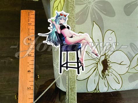 Arknights Anime Lappland Bikini Sun Fun Sticker Decal Vinyl Ecchi