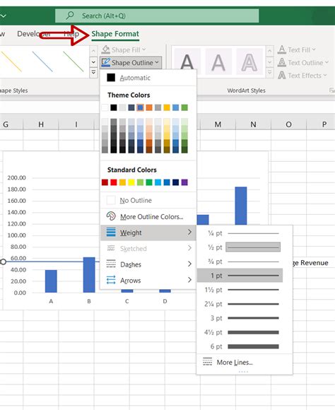 How To Make A Line In Excel Spreadcheaters