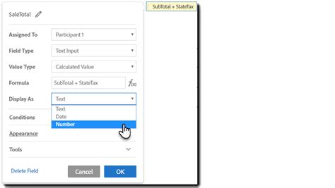 Add Calculated Fields To A Form