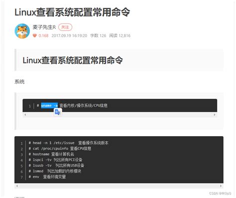 如何查看linux的系统配置，多少个核心，多少个线程？cpu的主频 查看内存查看linux的cpu性能好坏几核多少线程 Csdn博客