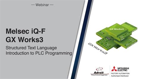 Basic St Structured Text Programming Using Gx Works 3 For Iqfx5u Plc