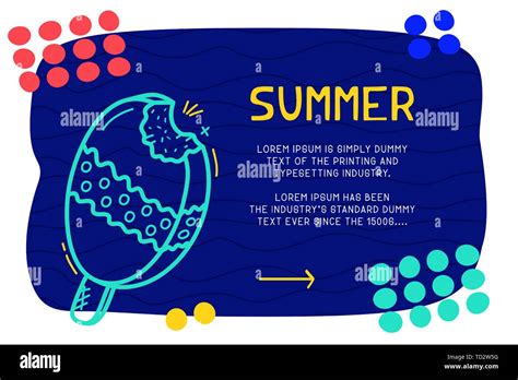 abstract landing page pattern with different element text block and