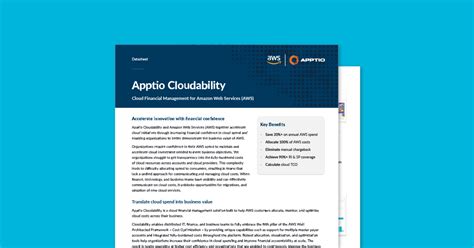 Apptio Cloudability For AWS Apptio