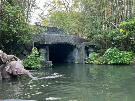 Photos Scrim And Netting Up At Jungle Cruise Temple In Magic Kingdom