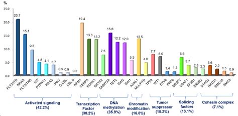 Common Molecular Gene Mutations And Their Incidences In 763 Aml
