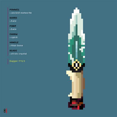 Dagger 7723 Pixel Daggers