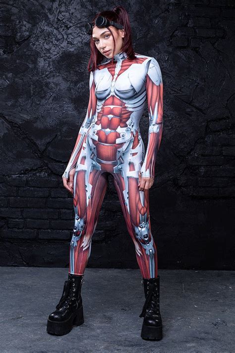 Cyborg Costume Women Robot Costume Sexy Cosplay Costume Cyborg