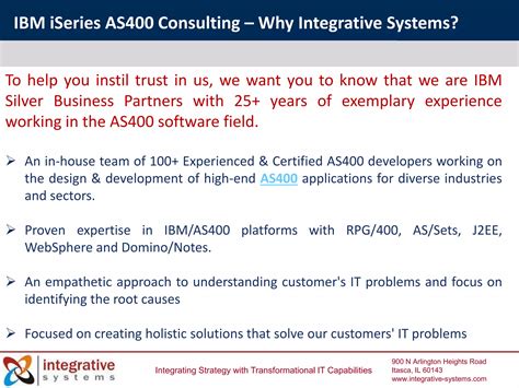 Why Is IBM ISeries AS Considered The Most Reliable And Straightforward Framework PPT