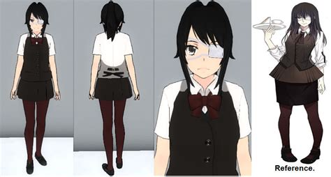Yandere Sim Female Kaneki Ken Anteiku Uniform By Floorcakelol On Deviantart