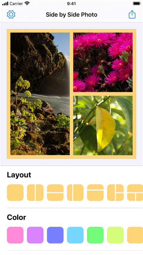 iPhone için Side by Side Photo Editor Grid İndir