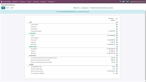 Statement Reports Reporting Odoo Accounting Book