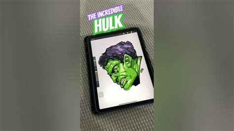 ฮัลค์ ฮัค วาดรูป Drawing Hulk Marvel Youtube