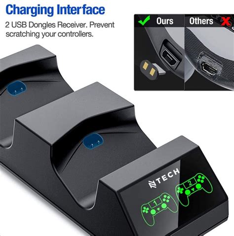 Ps4 Dual Controller Wireless Charging Dock One Sixty Five