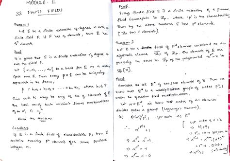 Algebra Finite Fields Module L Proof Finite F1¬ Lds