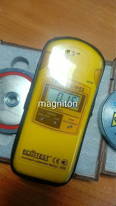 Чи радіоактивні пошукові неодимові магніти Перевіряємо дозиметром Are Magnets Radioactive