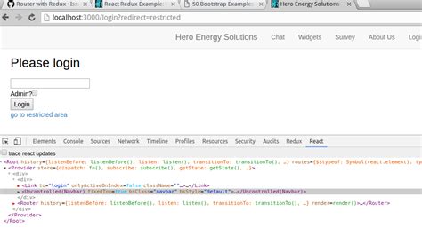 Javascript React Router Redux And React Bootstrap Stack Overflow