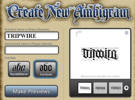50 Awesome Ambigram Generator And Examples Celtic Tattoos Celtic