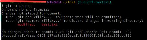 Git Stash Save The Uncommitted Changes Locally Refine