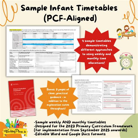 Timetables Teaching Plans Ireland