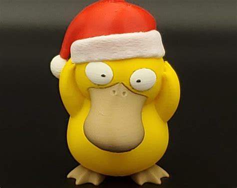 3d Printed Psyduck Tree Ornament Etsy