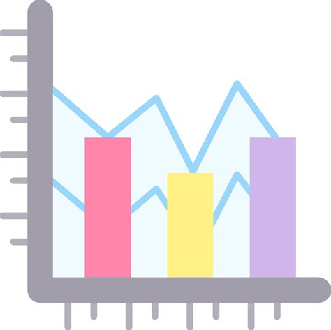 Bar Chart Flat Light Icon Vector Art At Vecteezy