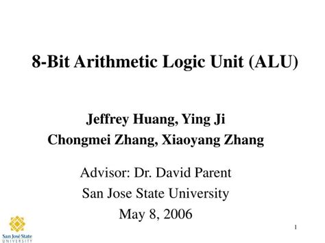 Ppt 8 Bit Arithmetic Logic Unit Alu Powerpoint Presentation Free Download Id846494