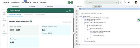 Java Gfg160 Geekstreak2025 Greedyalgorithm Stockprofit Srijan